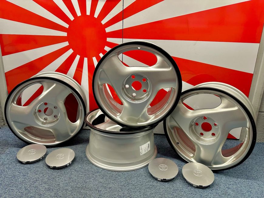 Alloy Wheels - Tri-Spoke - Celica ST205 - Genuine Toyota - Refurbished